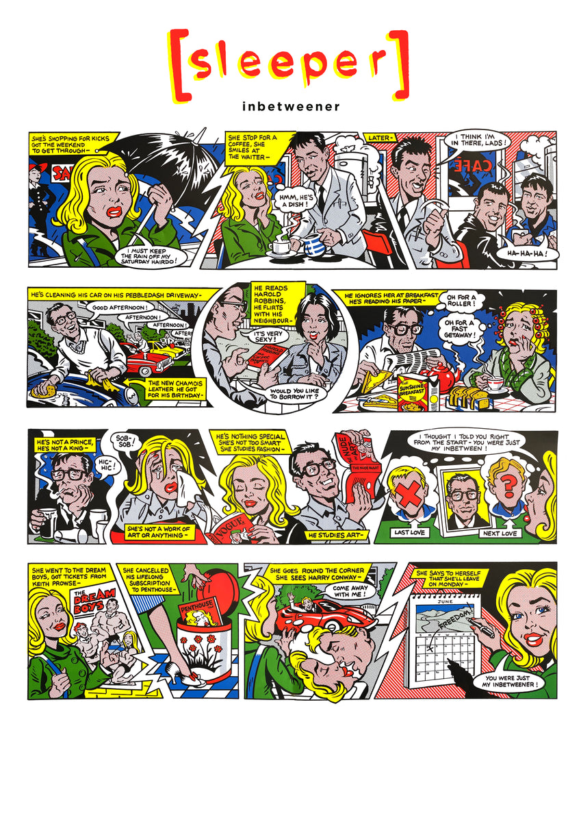 Inbetweener Sleeper Britpop Poster - Louise Wener – Sleeper Band ...